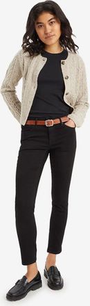Levi's 712 Slim Jeans mit Eingrifftasche - Damen - Schwarz / Schwarz