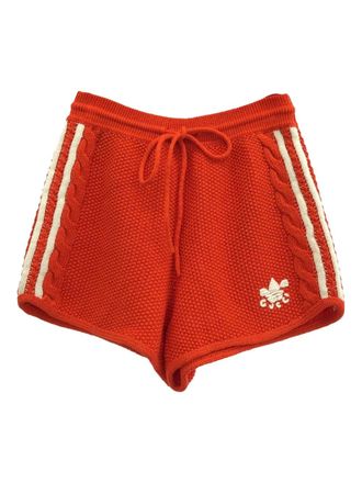 Gucci x adidas 2010s gestrickte Shorts - Rot