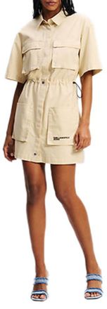 Karl Lagerfeld Utility Dress, Wood ash, L