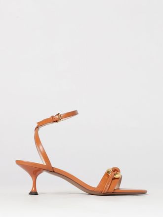 Coccinelle Sandales &agrave; Talons Femme couleur Rouge Brique