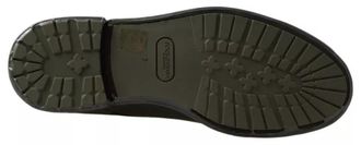 Dolce & Gabbana Mens Green Leather Rubber Sole Dress Shoes