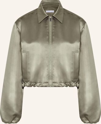 Mrs & Hugs Mrs & Hugs Satinblouson gruen