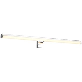 Trio lighting applique led lino h2o chrome avec possibilit&Eacute; de visser le miroir 11,5w 3000k ip44 284116006