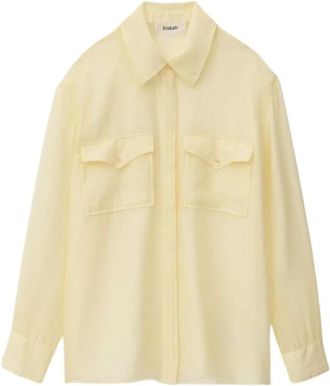 BA&SH Femme, Blouses et Chemises, Jaune, Taille: 38 FR Chemise Bao