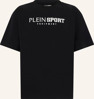 Plein Sport Plein Sport Kurzarm-Rundhals-T-Shirt Scratch schwarz