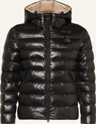 Blauer Steppjacke Adams schwarz