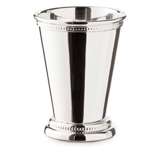 Edzard Bechervase Perla (300 ml) schwerversilbert - Silberbecher, Becher für Cocktails, Longdrinks, Wasser Hochglanz - Dekovase, Vase für Blumen, Blumenvase,