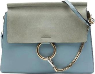 Chlo&eacute; Sac bandouli&egrave;re Faye Pre-owned - Femme - Pre-owned - Bleu - Taille: ONE Size
