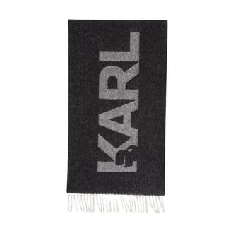Karl Lagerfeld K/Essential Schal - - Accessories - Damen - Schwarzk - ONE SIZE