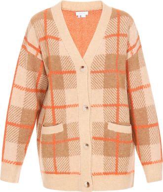 Usha Strickjacke Frauen Beige Hellkamel Orange