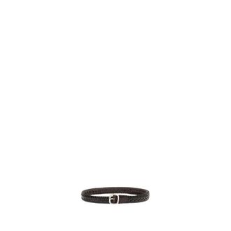 Hereu Geflochtener Lederg&uuml;rtel - - Accessories - Damen - Braun - 80 CM