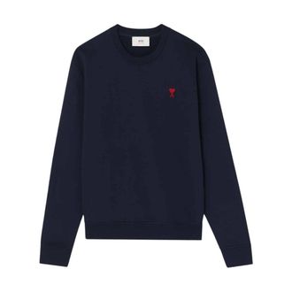 Ami Felpa Girocollo - - Sweatshirts & Hoodies - Herren - Blau - XL