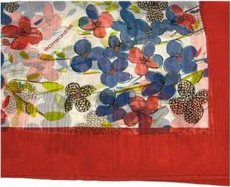 Borbonese Femme, Accessoires, Rouge, Taille: ONE Size Silky Scarves