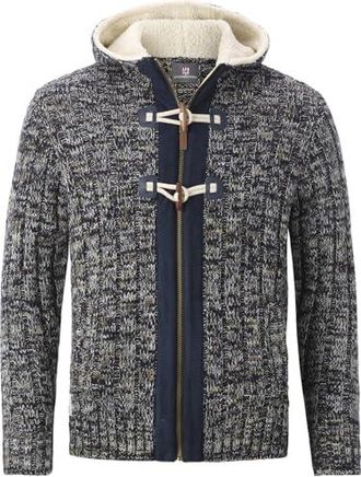 Jan Vanderstorm Homme Gilet en Maille Outdoor Eirborg Bleu Fonc&eacute;, 56/58