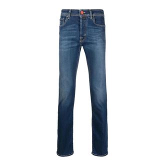 Jacob Cohen Braune Mid-Rise Denim-Jeans - - Jeans - Herren - Blau - W32