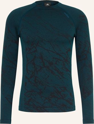 Odlo Funktionsshirt Performance Warm Blackcomb blau
