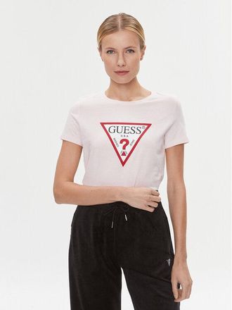 Guess T-Shirt W1YI1B I3Z14 Rosa Slim Fit