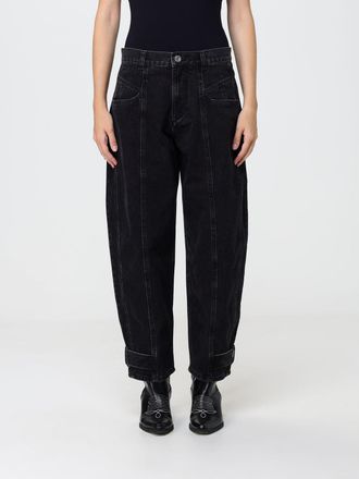 Isabel Marant Baggy-Jeans Leja aus Baumwolldenim mit mittlerer Leibh&ouml;he