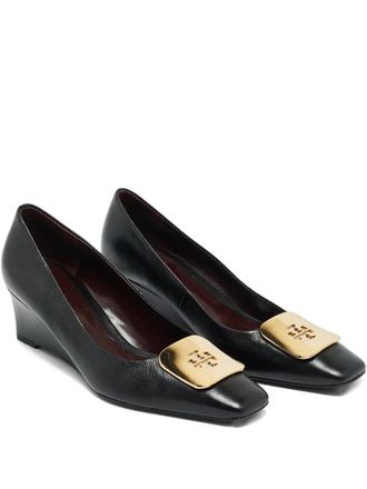 Tory Burch Georgia Wedge-Pumps - Schwarz