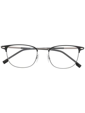BOSS lunettes de vue &agrave; monture carr&eacute;e - Noir