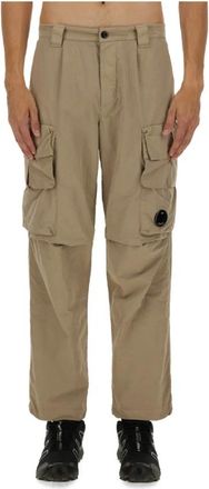 C.P. Company C.p. Company, Homme, Pantalons, Beige, Taille: L Flatt Nylon Cargo Pants