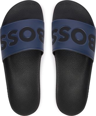 HUGO BOSS Pantoletten BOSS Aryeh 50536835 Dunkelblau