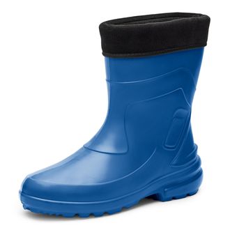 Ladeheid Thermo Eva Gummistiefel Damen gefüttert wasserdichte und federleichte Regenstiefel Damen LA-800-2017 (Kornblume/Schwarz, 38 EU)