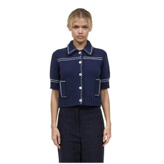 Paul & Joe Femme, Pulls, Bleu, Taille: 34 FR Cardigan