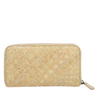 Bottega Veneta Pre-owned Vintage Leder-Portemonnaie - - Pre-owned - Damen - Beige - ONE SIZE