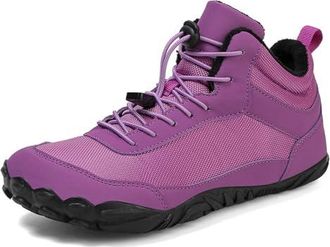 Pangolin Chaussures dHiver Unisexe Chaudes Doubl&eacute;es - Bottines Outdoor Mi-Montantes D&eacute;perlantes - Semelle Antid&eacute;rapante Tout Terrain - Chaussures de Marche pou