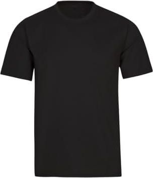 Trigema T- Shirt Deluxe, Noir, Small (Taille Fabricant: S) Homme