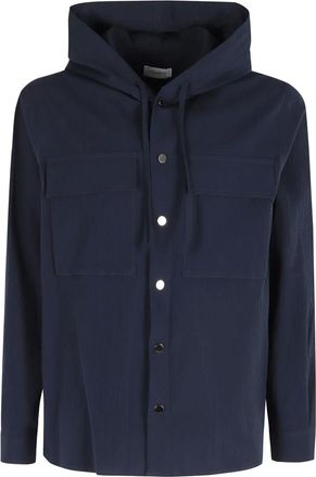 Paolo Pecora Homme, Vestes, Bleu, Taille: XL Veste Chemise