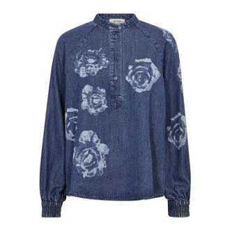 Mos Mosh MOS Mosh, Damen, Blusen & Hemden, Blau, XLGr&ouml;&szlig;e