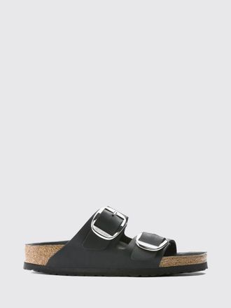 Birkenstock Sandales plates Arizona Big Buckle en cuir huil&eacute; &agrave; double boucle