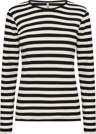 Soyaconcept Langarmshirt SC-Iridi in Black