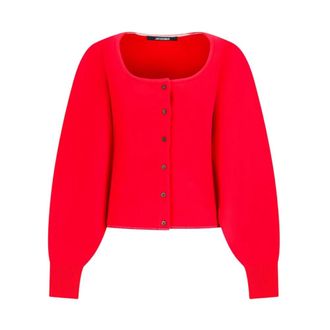 Jacquemus Wollstrickjacke - - Knitwear - Damen - Rot - S