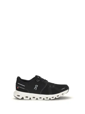 On Womens Cloud 6 Sneakers Black | White