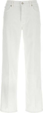 7 For All Mankind Jean Droit - Blanc