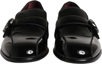 Dolce & Gabbana Patent Leather Loafers - Black