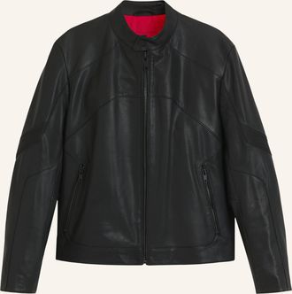 HUGO BOSS Hugo Lederjacke likaro2611 schwarz