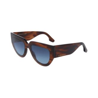 Victoria Beckham Oval Sonnenbrille - - Accessories - Damen - Braun - 53 MM
