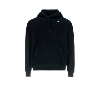 K-Way K-Way Baumwoll-Kapuzenpullover in Blau