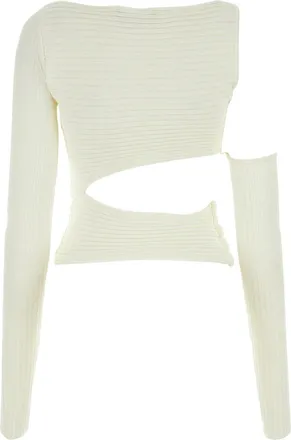 ADĀMO Andrea Adamo Ivory Maglie Sweater