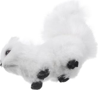 Artibetter Kleine Pl&uuml;sch Eichh&ouml;rnchenfigur aus Weichem Material Lebensecht H&auml;ngende Eichh&ouml;rnchen Dekoration f&uuml;r Schreibtisch und Weihnachtsbaum Kindgerechtes Kus