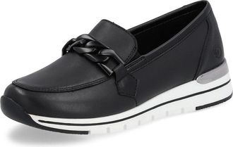 Remonte Damen Slipper R6711, Frauen Slip On,lose Einlage,Mokassins,Halbschuhe,Slip-ons,Slides,Schlupfschuhe,schluepfschuhe,Loafer,schwarz (00),37 EU