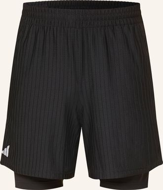 adidas 2-In-1-Tennisshorts Tennis Climacool Set schwarz
