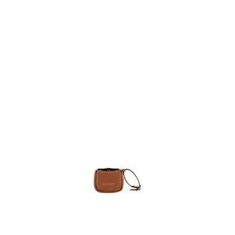 Pourchet unisex, Accessoires, Brun, Taille: ONE Size Leather AirPods Case
