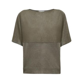 Alpha Studio Barca Kimono Stil Hemd - - Tops - Damen - Gr&uuml;n - L