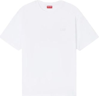 Kenzo Homme, Tops, Blanc, Taille: L T-shirt Oversize Boke Flower 2.0