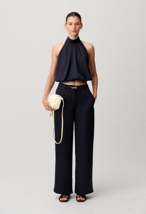 Claudie Pierlot R&uuml;ckenfreies Satin-Top